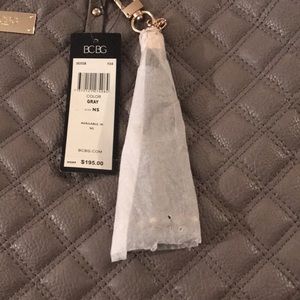 BCBG | Bags | New Gray Quilted Bcbg Tote Bag | Poshmark